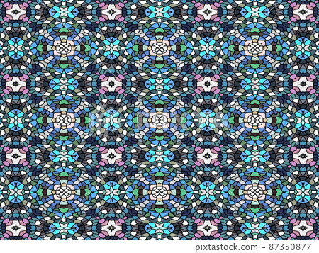 Continuous geometric pattern - Stock Illustration [87350877] - PIXTA