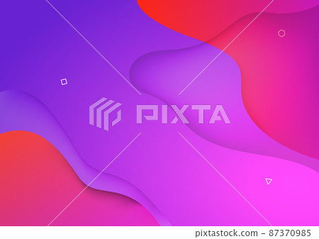 Pink and violet abstract wave gradient... - Stock Illustration ...