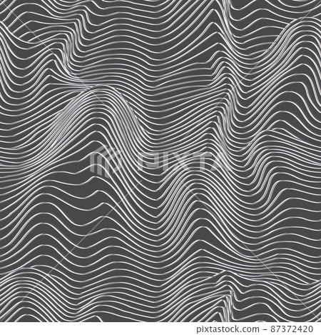 Metallic lines. Seamless pattern - Stock Illustration [87372420] - PIXTA