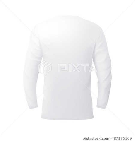 Vector long sleeve shirt in mesh gradient... - Stock Illustration ...