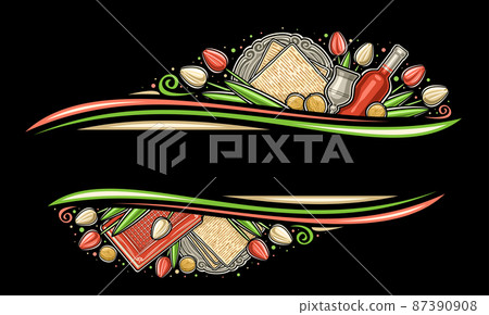 Vector Border for Passover - Stock Illustration [87390908] - PIXTA