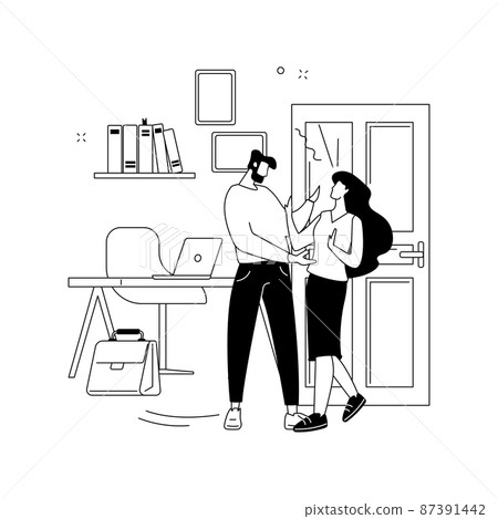 Sexual harassment abstract concept vector...-插圖素材 [87391442] - PIXTA圖庫