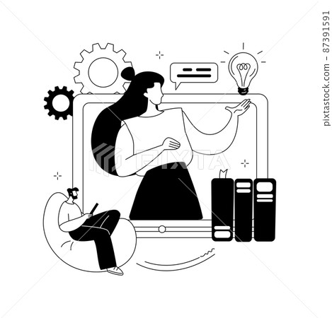 Video tutorial abstract concept vector... - Stock Illustration ...