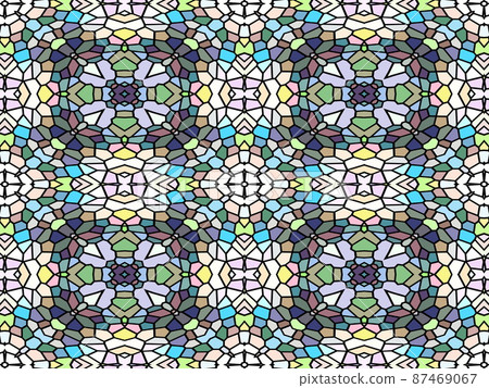 Continuous geometric pattern - Stock Illustration [87469067] - PIXTA