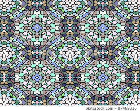 Continuous geometric pattern - Stock Illustration [87469316] - PIXTA