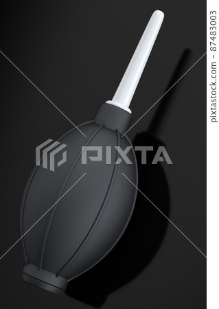 Hand air blower bulb for camera isolated on... - Stock Illustration ...