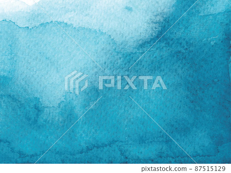 Vector hand drawn watercolor wash blue background. - Stock Illustration ...