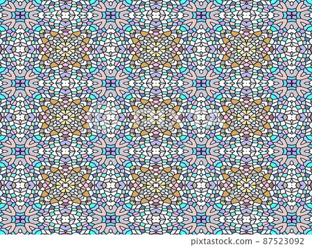 Continuous geometric pattern - Stock Illustration [87523092] - PIXTA