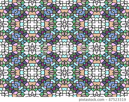 Continuous geometric pattern - Stock Illustration [87523319] - PIXTA