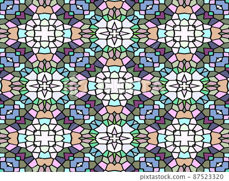 Continuous geometric pattern - Stock Illustration [87523320] - PIXTA