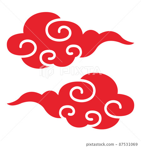Chinese style traditional cloud illustration... - Stock Illustration ...