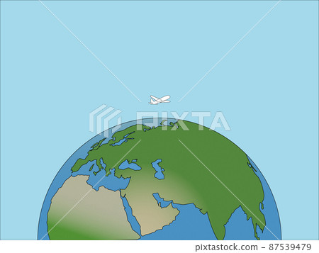 Earth Europe noon - Stock Illustration [87539479] - PIXTA