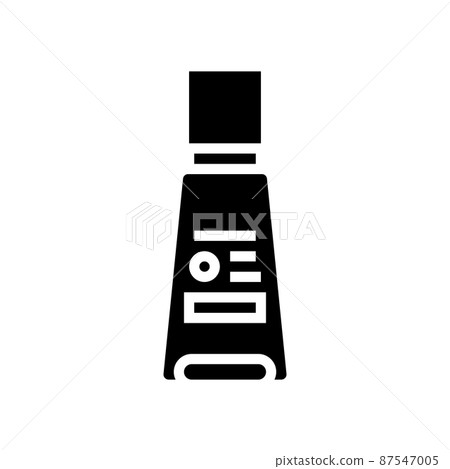 resurfacing body serum glyph icon vector... - Stock Illustration ...
