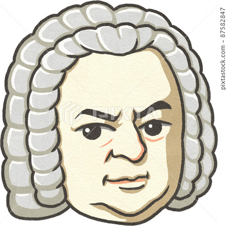 Bach illustration - Stock Illustration [87582847] - PIXTA