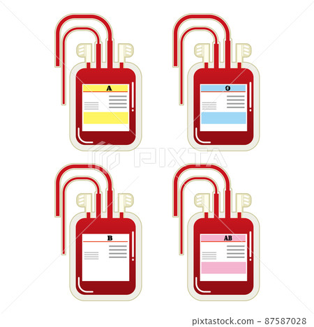 Blood pack for blood transfusion - Stock Illustration [87587028] - PIXTA