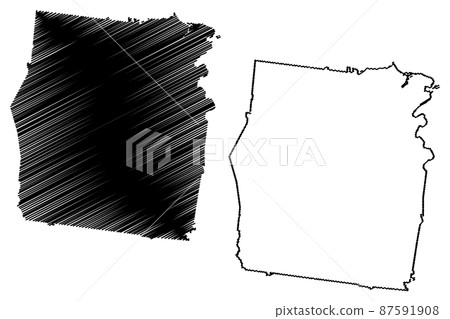 Dickson County, State of Tennessee (U.S.... - Stock Illustration ...