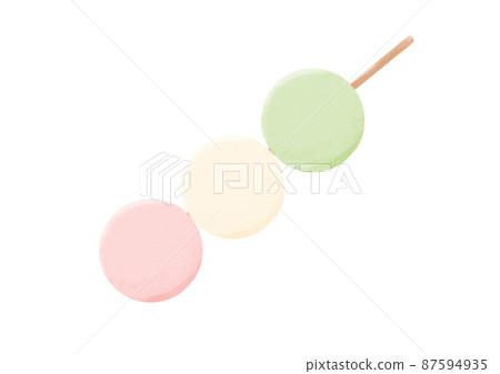 Three color dumplings - Stock Illustration [87594935] - PIXTA