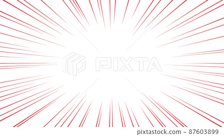 Red concentrated line vector material - Stock Illustration [87603899 ...
