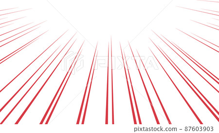 Red concentrated line vector material - Stock Illustration [87603903 ...