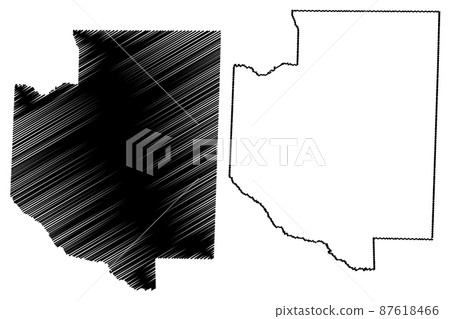 Weakley County, State of Tennessee (U.S.... - Stock Illustration ...