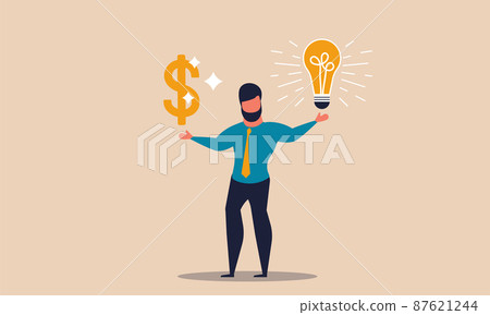 Smart money and finance think sign. Cash bonus...-插圖素材 [87621244] - PIXTA圖庫