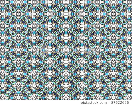 Continuous geometric pattern - Stock Illustration [87622636] - PIXTA