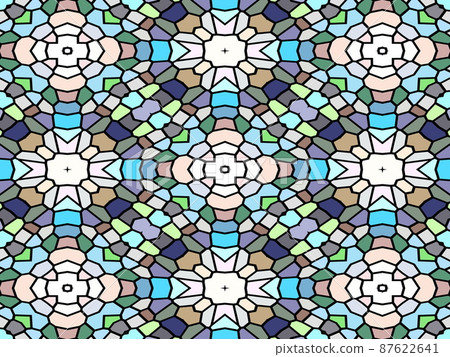 Continuous geometric pattern - Stock Illustration [87622641] - PIXTA
