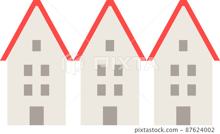 Residential area / cityscape - Stock Illustration [87624002] - PIXTA