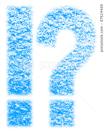 Mark drawn with crayon Blue Other colors... - Stock Illustration ...