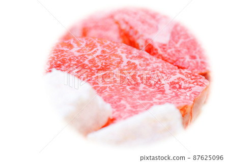 A5 rank "Japanese black beef fillet" for steak... - Stock Illustration ...