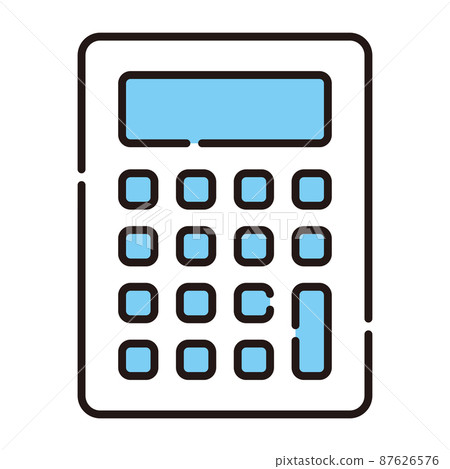Calculator [Business Icon Series] - Stock Illustration [87626576] - PIXTA