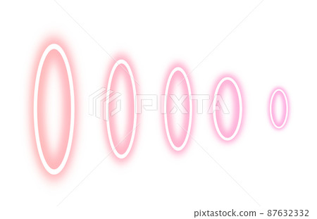 Ripples_wave beam effect (red) - Stock Illustration [87632332] - PIXTA