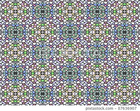 Continuous geometric pattern - Stock Illustration [87636907] - PIXTA