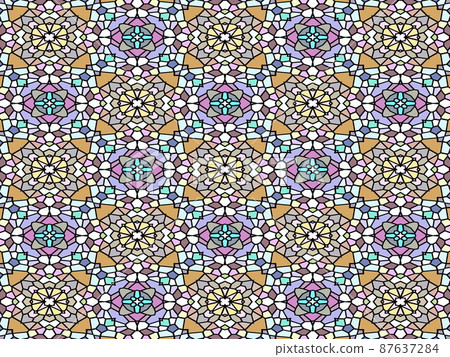 Continuous geometric pattern - Stock Illustration [87637284] - PIXTA