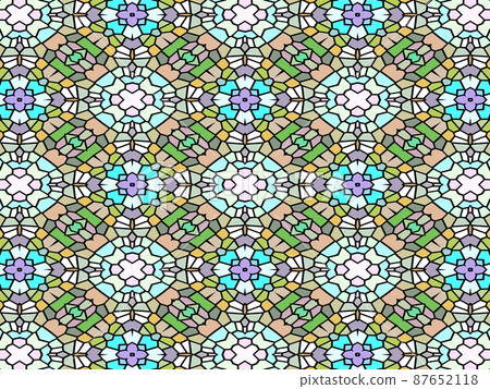 Continuous geometric pattern - Stock Illustration [87652118] - PIXTA