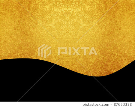 Background with faint gold leaf - Stock Illustration [87653358] - PIXTA