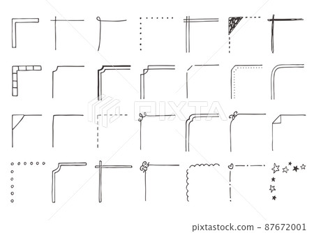 Simple Corner Designs For Paper