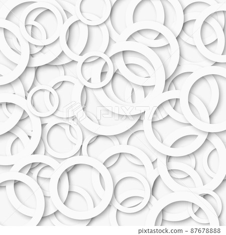 White abstract circle vector background - Stock Illustration [87678888 ...