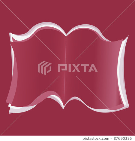 open book, reading, literature. Design element... - Stock Illustration ...