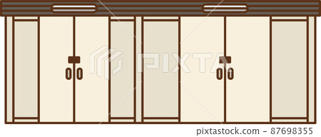 Illustration of a large commercial storage - Stock Illustration ...