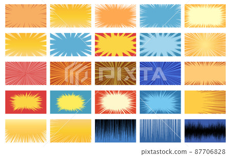 Vector material set for cartoon style... - Stock Illustration [87706828 ...