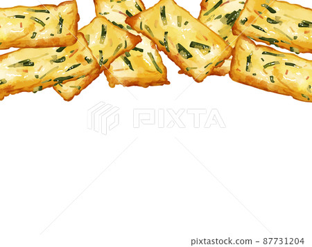 Hand-painted watercolor chijimi illustration... - Stock Illustration ...