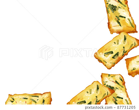 Hand-painted watercolor chijimi illustration... - Stock Illustration ...
