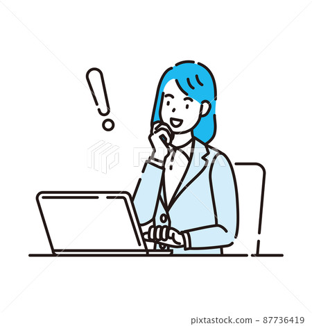 be struck with an idea, come into mind, think of - Stock Illustration ...