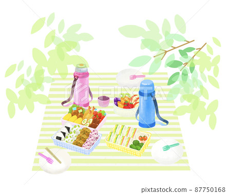 Lunch box excursions, picnics, etc. - Stock Illustration [87750168] - PIXTA