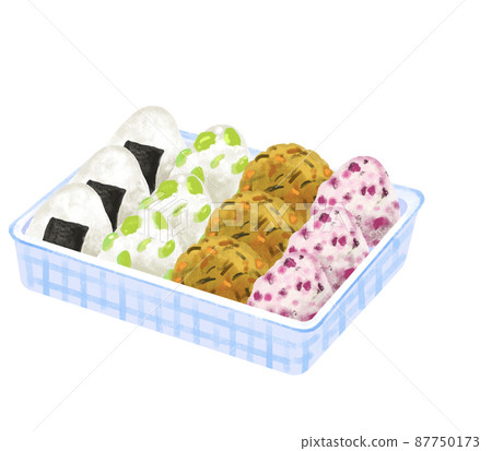 Lunch box rice ball - Stock Illustration [87750173] - PIXTA