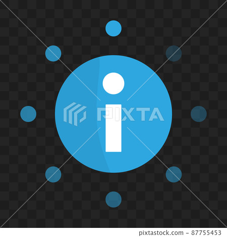 Information icon transparent background - Stock Illustration [87755453 ...