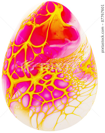 3D Easter Egg with beautiful pattern - Stock Illustration [87767601 ...