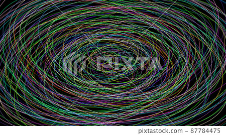 Abstract background of ellipses-插圖素材 [87784475] - PIXTA圖庫