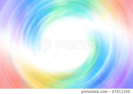 Sky rainbow vortex colorful background - Stock Illustration [87811108 ...